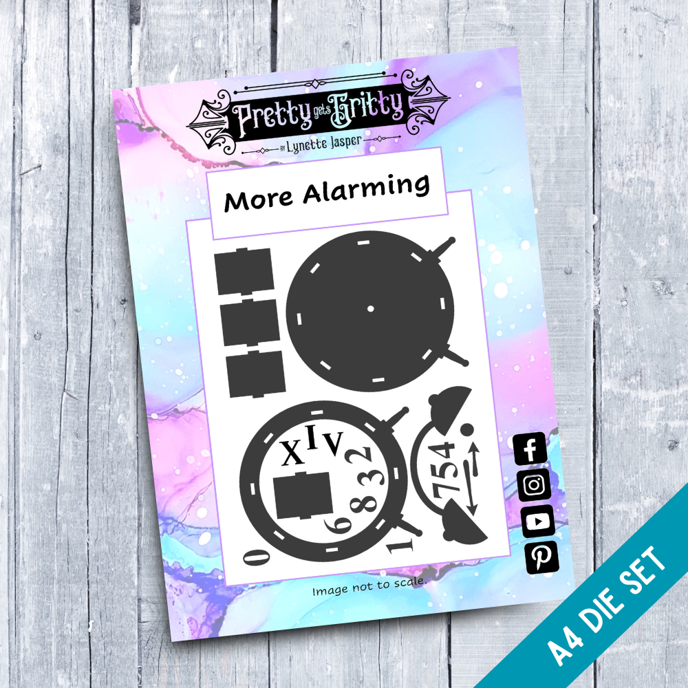 More Alarming A4 Die Set – Pretty Gets Gritty