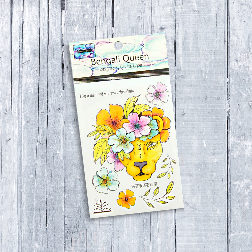 Bengali Queen A6 Stamp Counter Sample – Pretty Gets Gritty