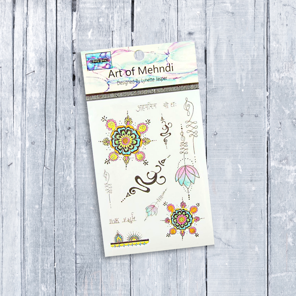 Art of Mehndi A6 Stamp Counter Sample – Pretty Gets Gritty